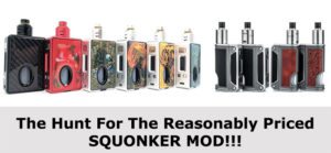 Reasonably Priced Regulated Squonk Mods - Where Are They All?