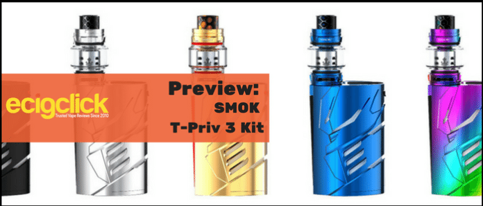 SMOK T-Priv 3 Kit Preview - 300W And TFV12 Prince! - Ecigclick
