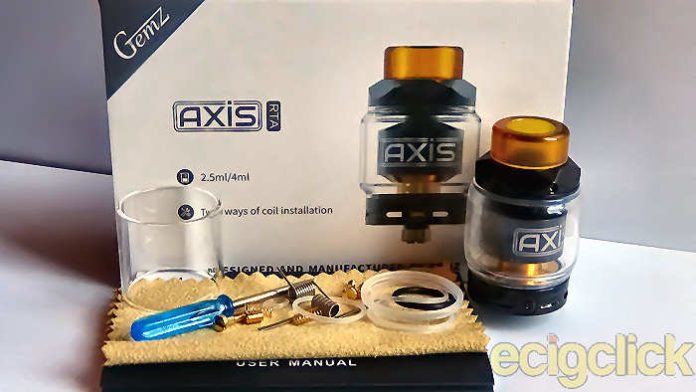 Gemz AXIS RTA Review - Plus Hands On Video! - Ecigclick