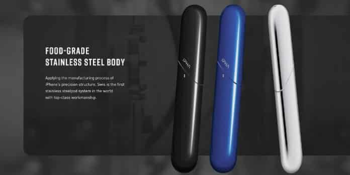 IPHA Swis Pod System Preview - Stainless Steel Pod Mod - Ecigclick