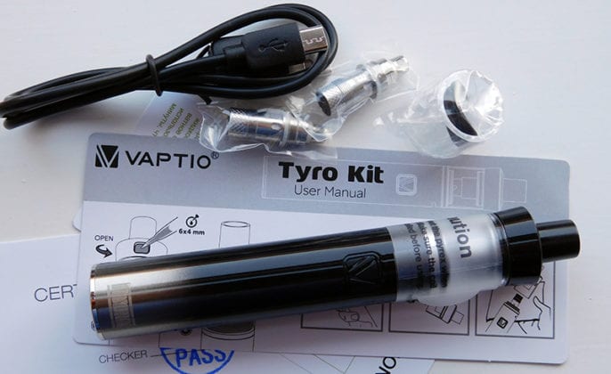 Vaptio Tyro Vape Kit Review - The Clue Is In The Name! - Ecigclick