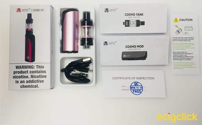 Vaptio Cosmo Kit Review: Top Notch Kit For Beginner Vapers - Ecigclick