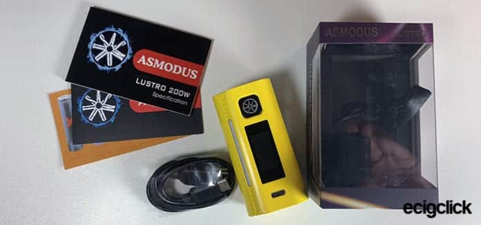 Asmodus Lustro 200W Review - A Kind Gesture? - Ecigclick