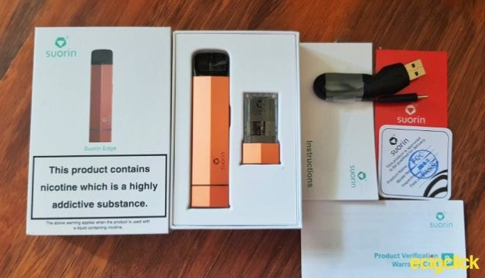 Suorin Edge Review - Pod Mod With Replaceable Battery - Ecigclick