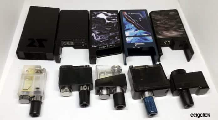 Box Pod Comparison - 5 Pod Mod Box Vapes Compared [Smok Trinity Vs]