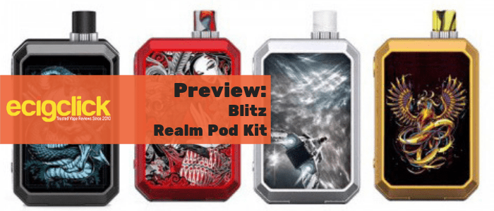 Blitz Realm Pod Kit - Compatible With Smok Nord Coils! - Ecigclick