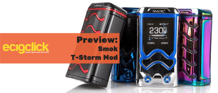 Smok T-Storm Mod Preview - Kicking Up A Storm? - Ecigclick