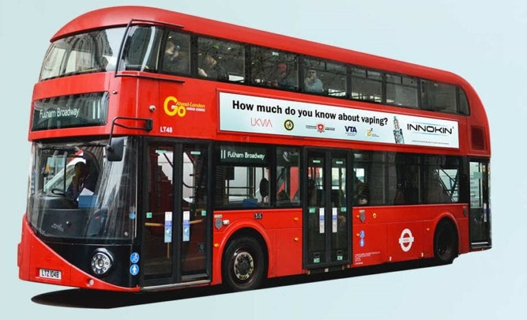 "Vaping Matters" - Innokin Pro Vaping Adverts on London Buses - Ecigclick