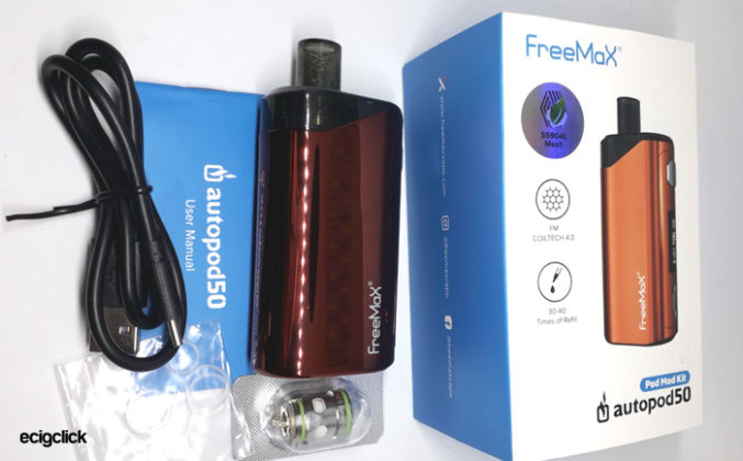 Freemax Autopod50 Pod Kit Review - Max Taste? - Ecigclick