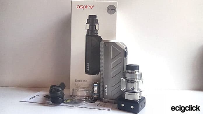 Aspire Deco Review - A Smart Looking 100w Vape Mod- Ecigclick