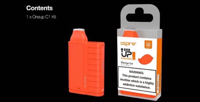 Aspire One Up C1 Disposable Preview - Ecigclick