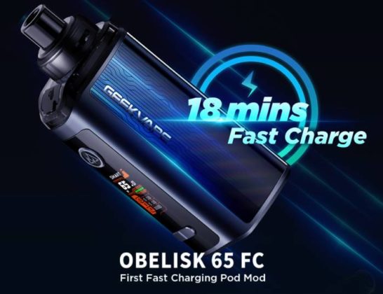 The World First Fast Charge Pod Mod - Obelisk 65 FC By Geekvape