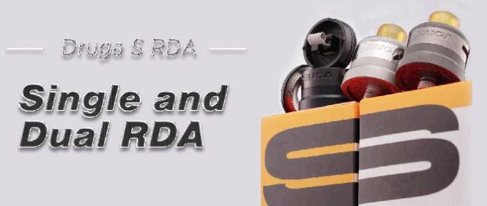 Augvape Druga S RDA Preview - Single Or Dual Coil Low Profile RDA ...