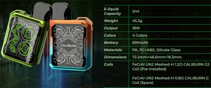 Uwell Caliburn GK2 Pod Kit Review - Enlighten Your Soul! - Ecigclick