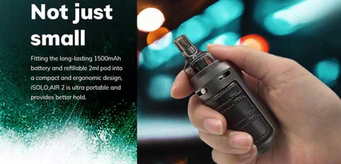 Eleaf iSolo Air 2 Preview - iSolo Reaches Higher! - Ecigclick