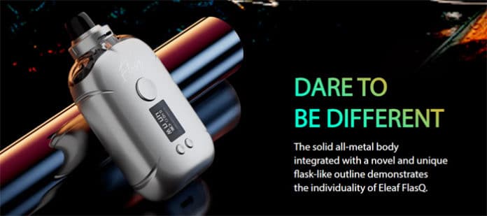 Eleaf FlasQ Pod Kit Preview - Handy Hip Flask Style Vape! - Ecigclick