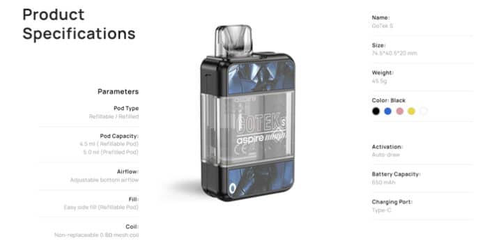 Aspire GoTek X & GoTek S Preview - What Is The Difference? - Ecigclick