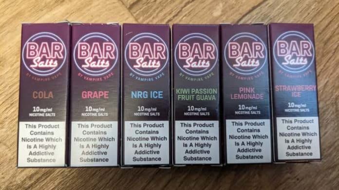 Vampire Vape Bar Salts E-Liquid Range Review - When Disposables Meet ...