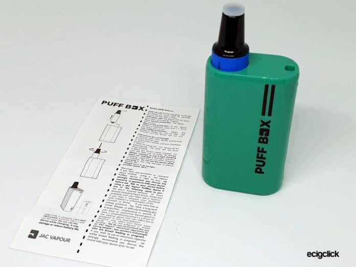 Jac Vapour Puff Box Review - The Sustainable Reusable Disposable ...