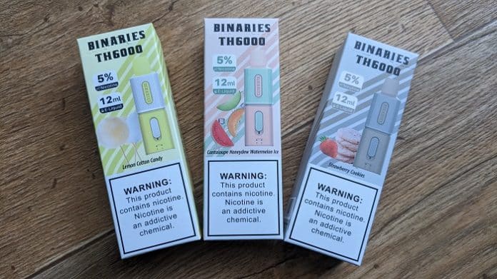 Horizontech Binaries TH6000 Disposable Vapes Review - All About The ...