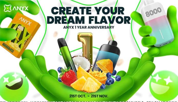 ANYX launches “Create your dream Flavours” campaign to Celebrate its ...