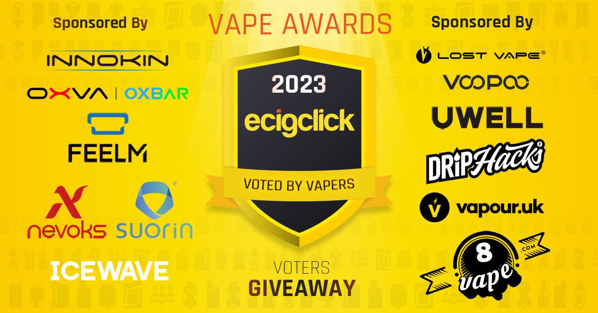 Ecigclick Vape Awards Giveaway 2023 - Closed - Ecigclick