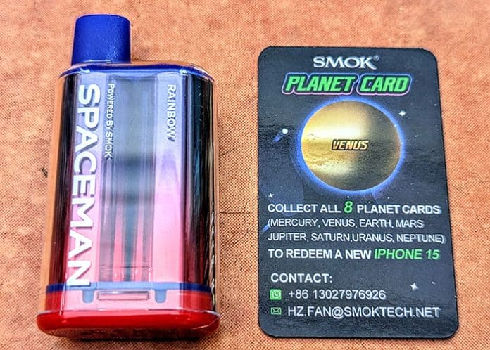 SMOK Spaceman B600 Disposable Vape Review - Ecigclick