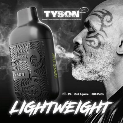 Tyson 2.0 Lightweight Disposable Vapes Review - Knockout Flavours ...