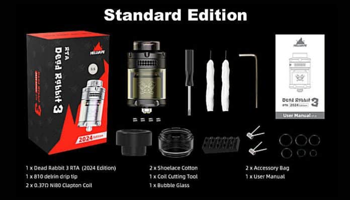 Hellvape Dead Rabbit V3 RTA 2024 Edition Review - A Colourful Bunny - Ecigclick